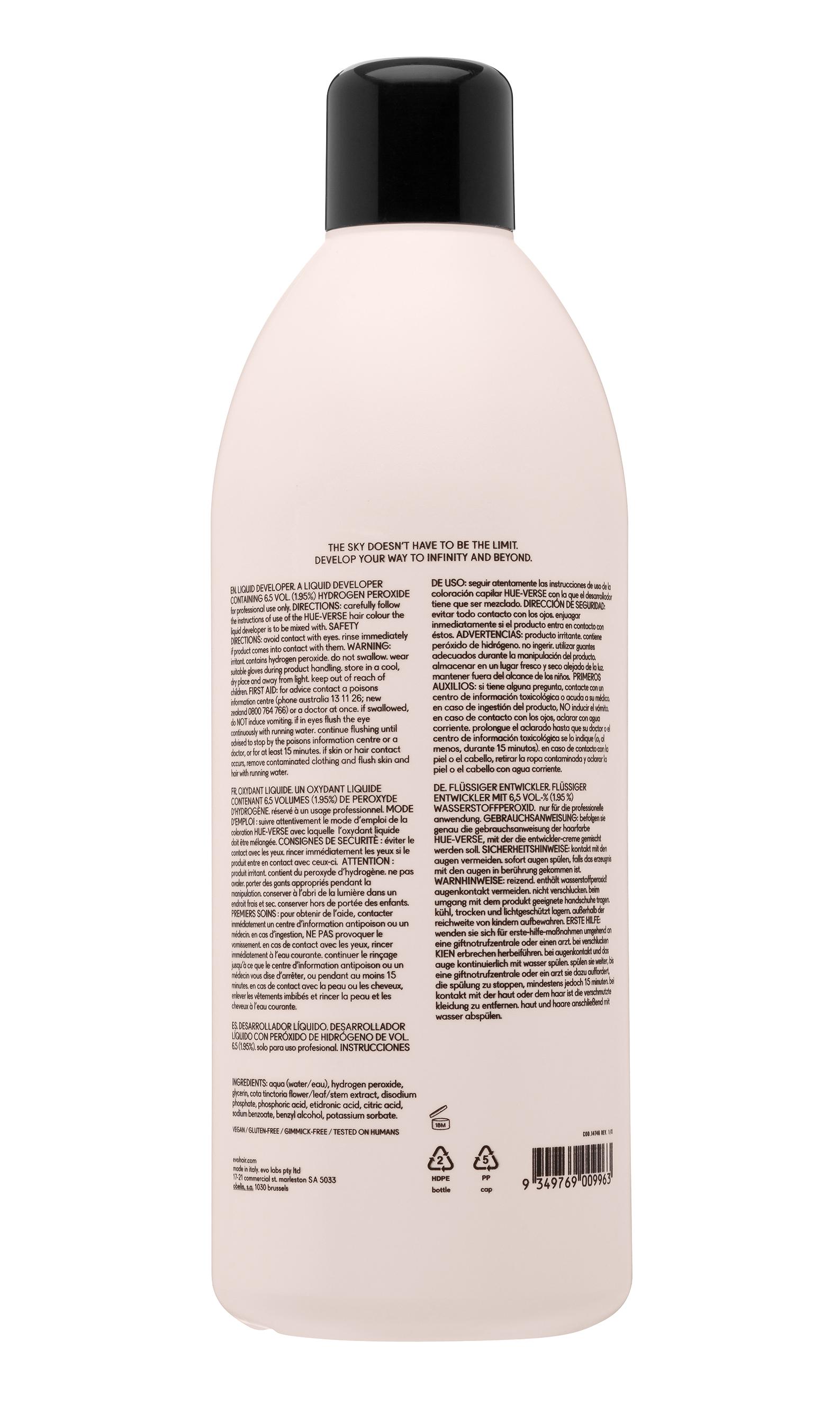 EVO hue.verse LIQUID developer 6.5vol 1L